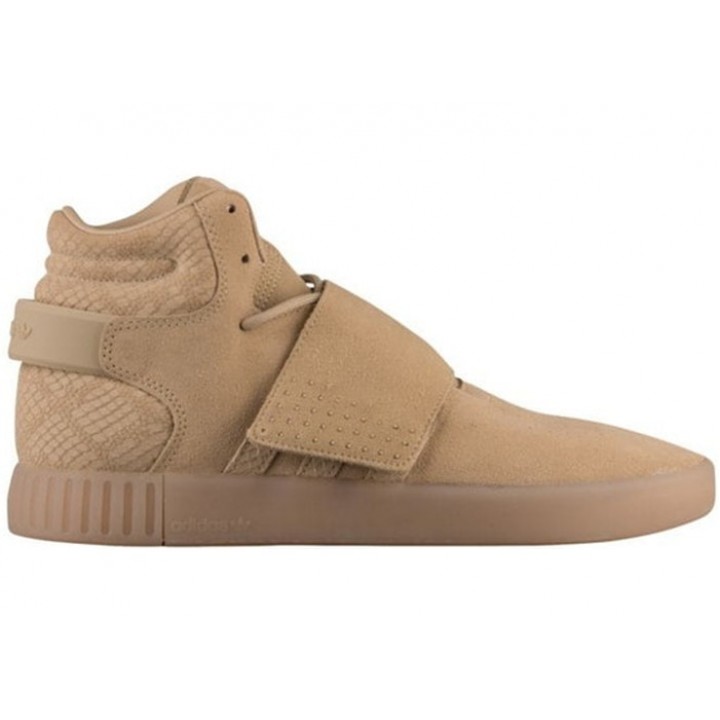Купить adidas Tubular Invader Strap Linen Khaki бежевые замша Киев ...